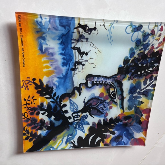 Zaida del Rio | Art | Set Of Three 3 Ceramica Plates By Cuban Artist ...